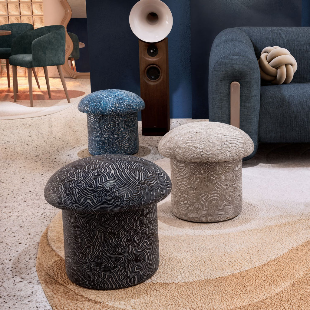 Puff Baul Filip Chenille Cardiff Green – Muebles Jamar