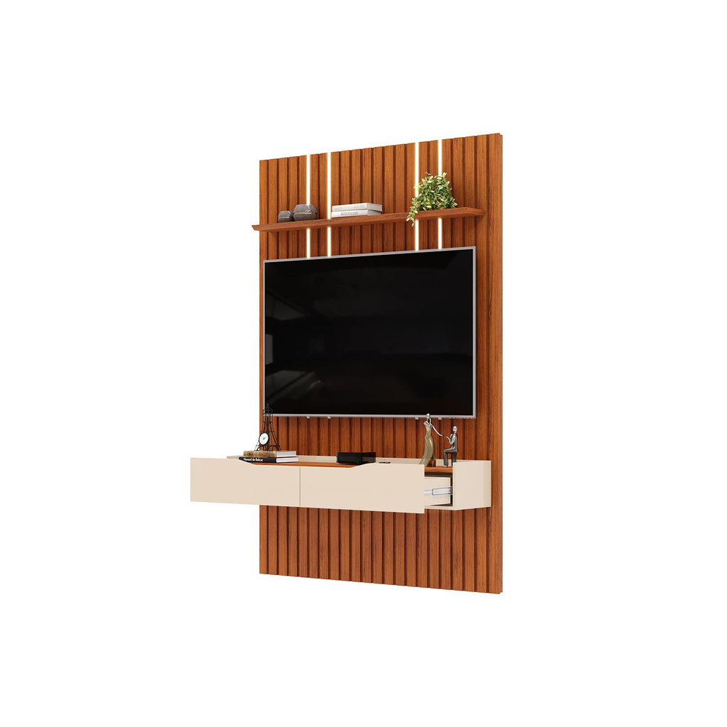 Panel de tv baxter led 143x212 natural - Muebles Jamar