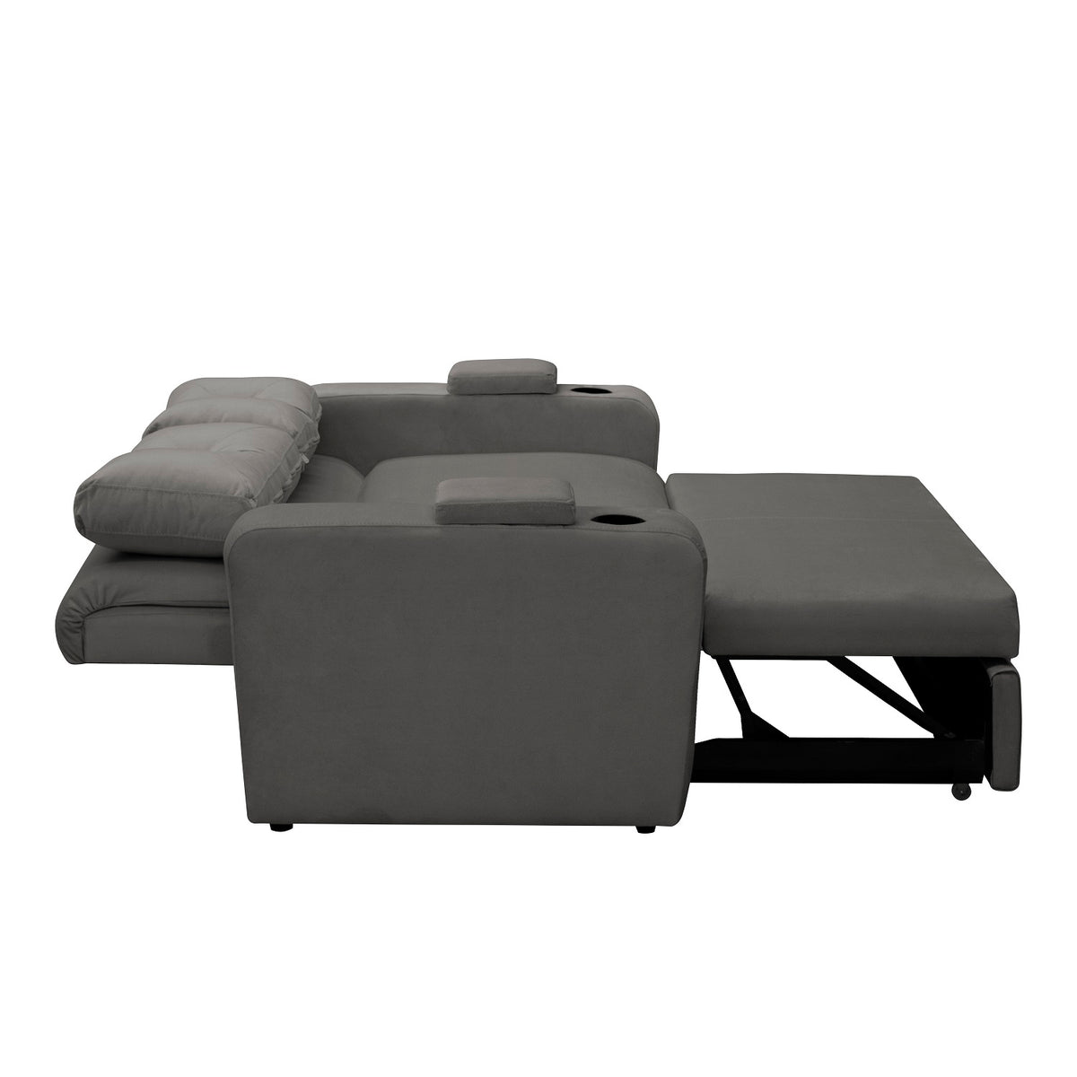 Sofá cama Boston Velvet London Taupe - Jamar – Muebles Jamar